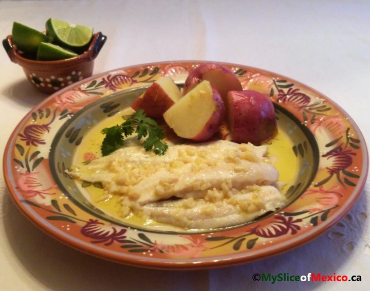 Fish Filets in Garlic Sauce – My Slice of Mexico