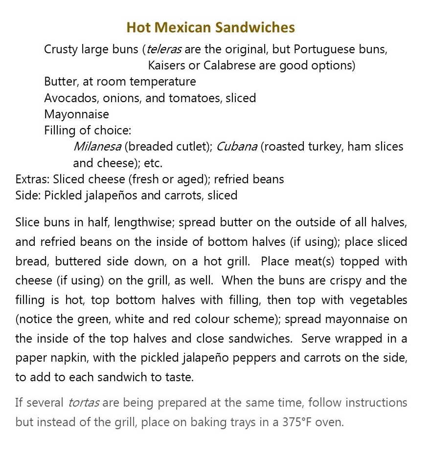 Tortas Calientes – My Slice of Mexico