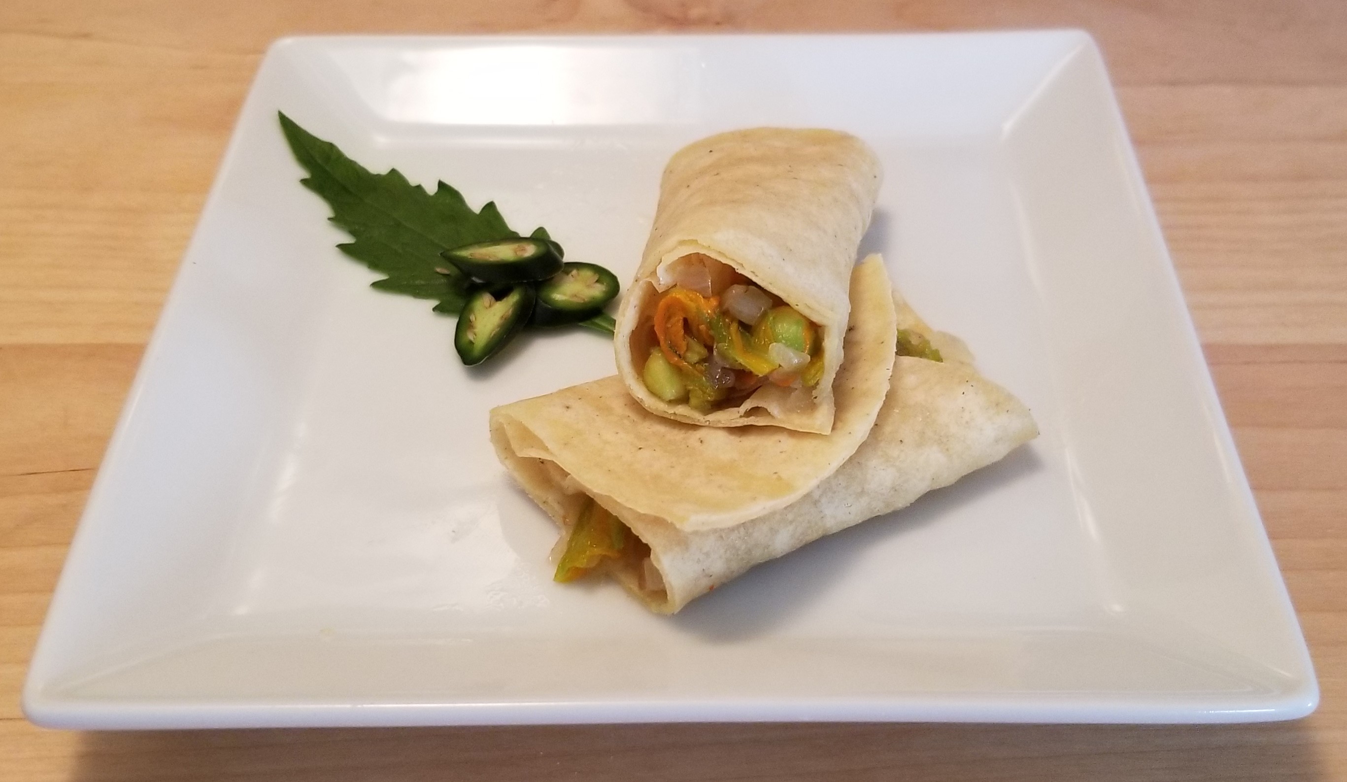 Squash Flower Taco – My Slice of Mexico