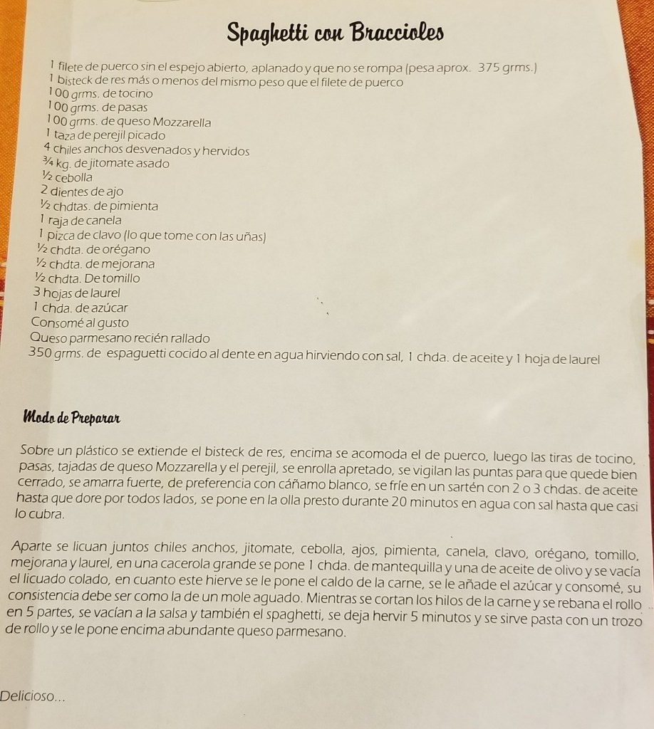 An Heirloom Recipe – My Slice of Mexico