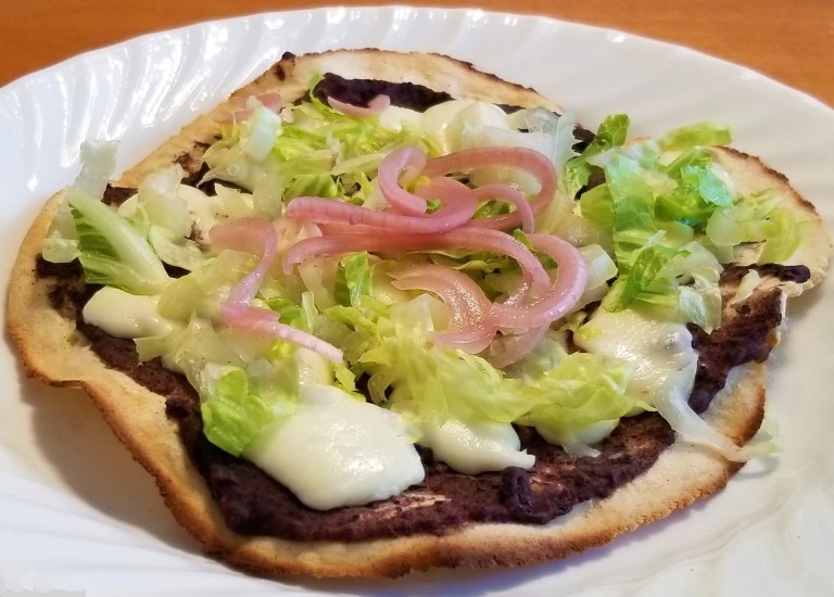 Prepared Tlayudas – Vegetarian and with Tasajo – My Slice of Mexico