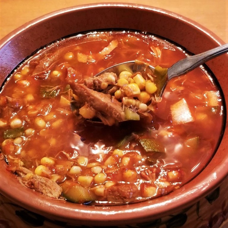 Elopozole – Puebla Style Corn Soup – My Slice of Mexico