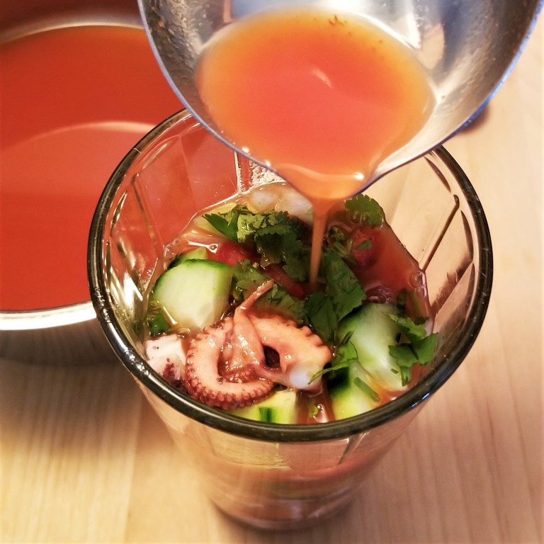 Octopus Cocktail – Coctel de pulpo – My Slice of Mexico