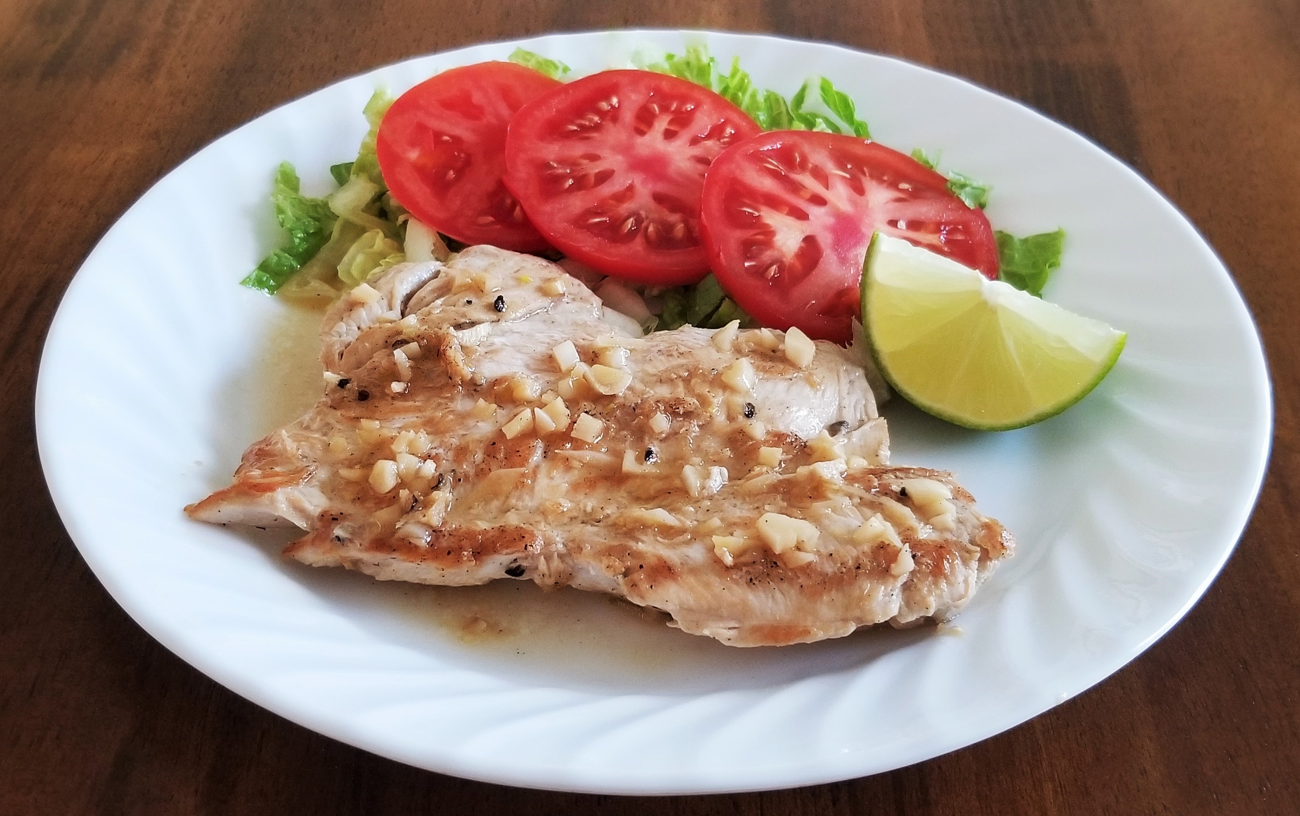 Garlicky Griddled Chicken Breasts – Pechugas a la placha al ajillo – My ...