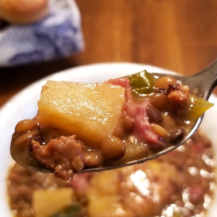 Lentils with Fruit – My Slice of Mexico