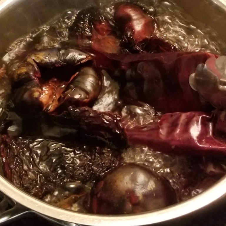 Pork in Red Sauce – Asado Rojo – My Slice of Mexico