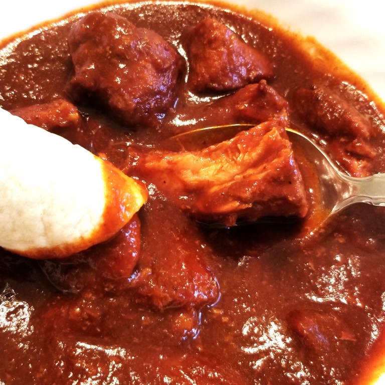 Pork in Red Sauce – Asado Rojo – My Slice of Mexico